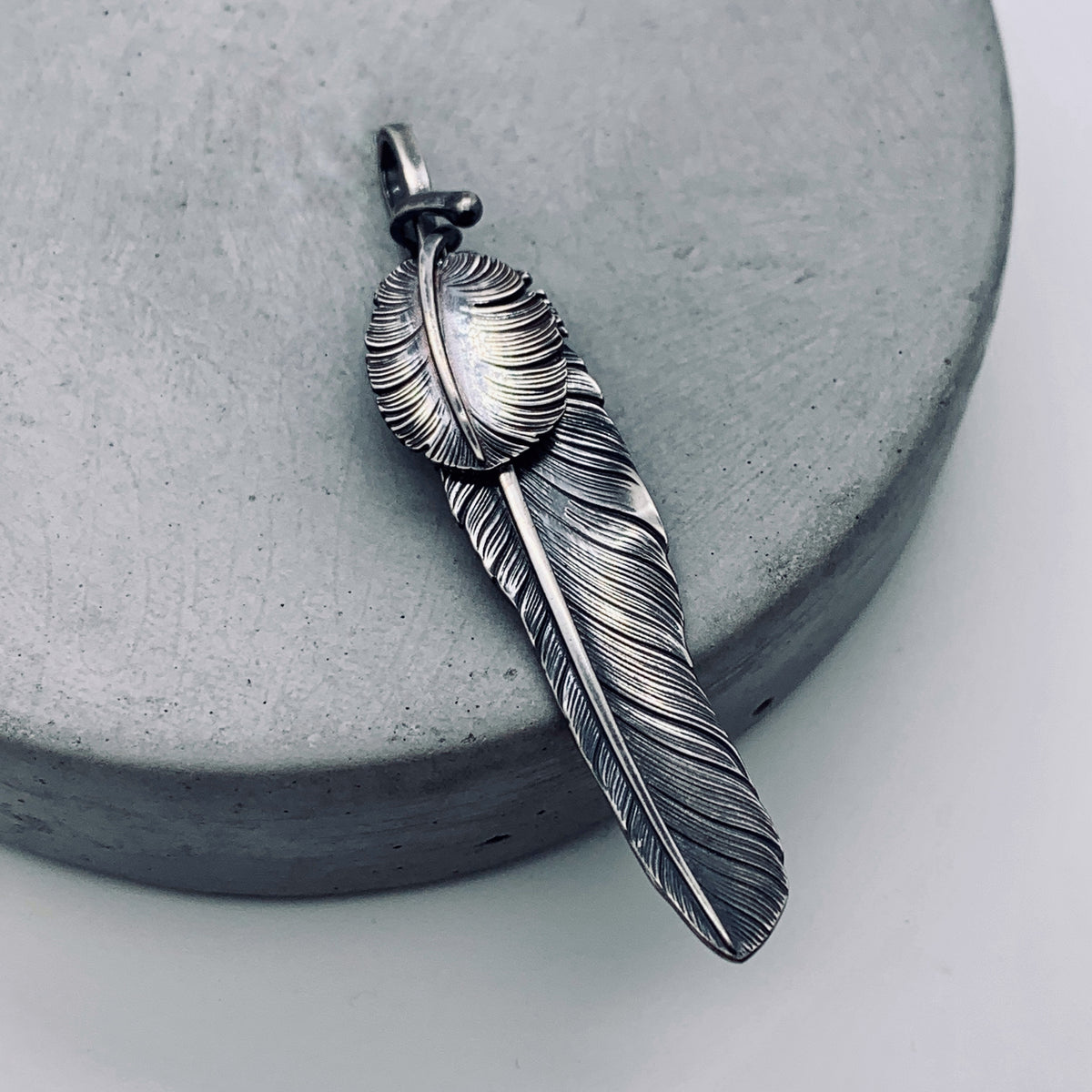 Floating Kwai Fan Feather Pendant – PLAIN SOUL